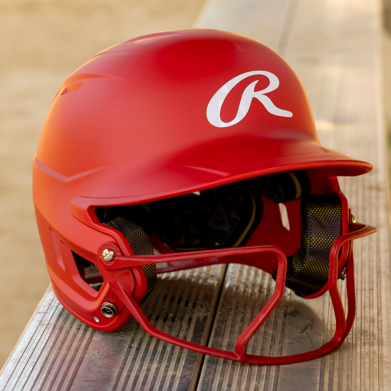 Rawlings Mach Hi-Viz Softball Helmet | Miken
